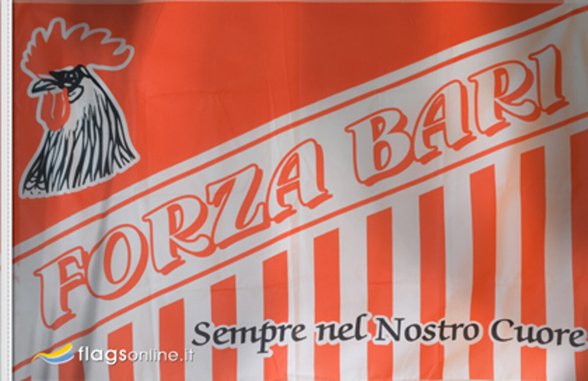 Bandiera AS Bari storica in vendita, bandiera del Bari