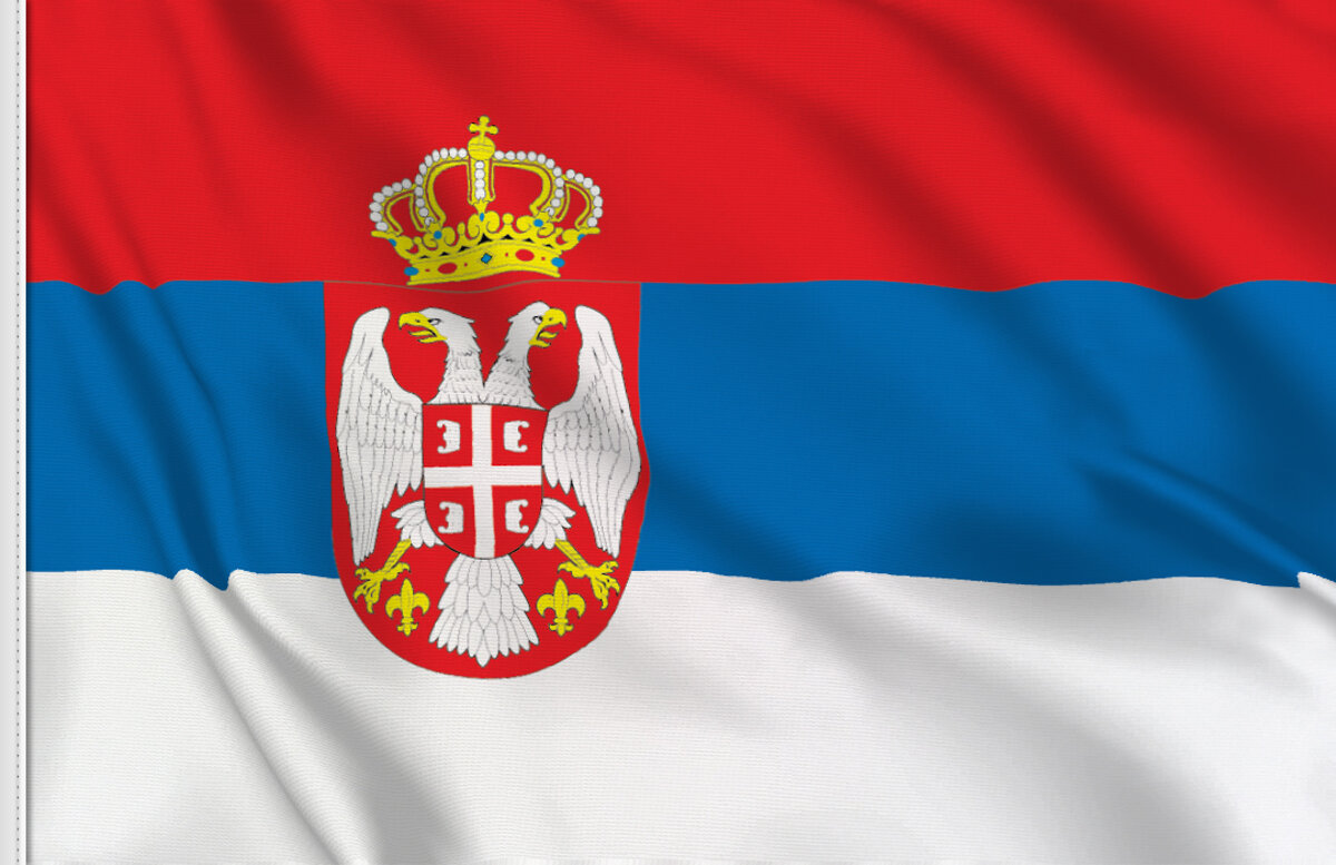 Bandiera Serbia Stato in vendita, bandiera serba