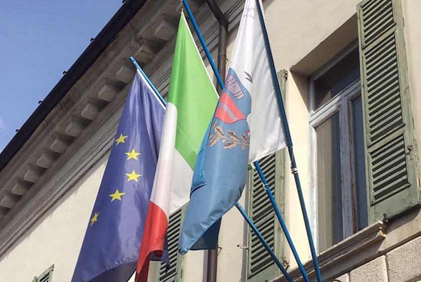 Set Bandiere Italia, Unione Europea e ONU