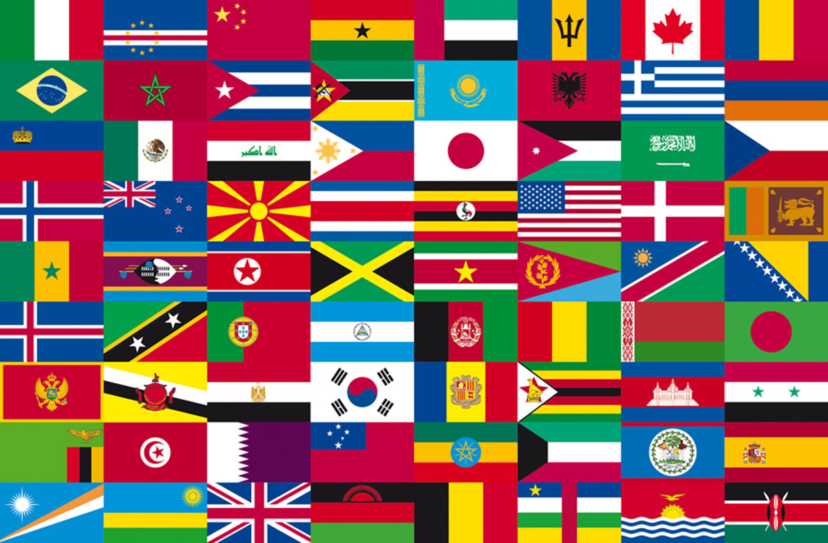 Bandiera Mondiale Bandiera Delle Nazioni Del Mondo 